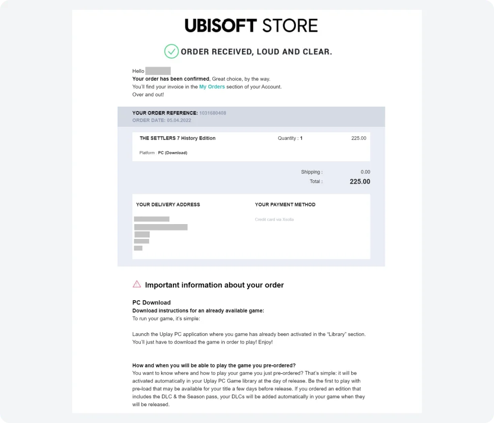 17 modèles d'e-mails de confirmation avec exemples — Claspo.io